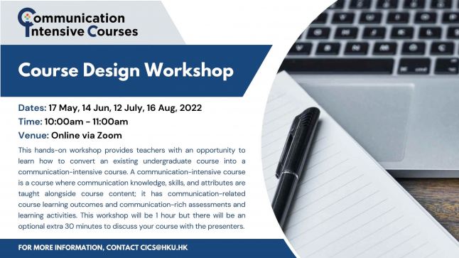 CIC Course Design Workshop | HKU Teaching and Learning